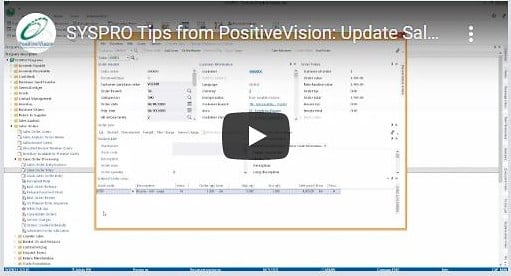 SYSPRO Tips & Tricks